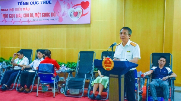 Cán bộ, công chức cơ quan Tổng cục Thuế tham gia hiến máu tình nguyện | Thời báo Tài chính Việt Nam