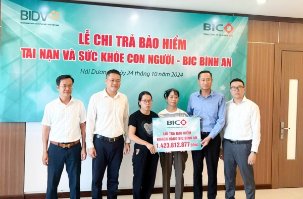 BIC chi trả hơn 1,4 tỷ đồng quyền lợi bảo hiểm BIC Bình An cho khách hàng tại Hải Dương | Thời ...