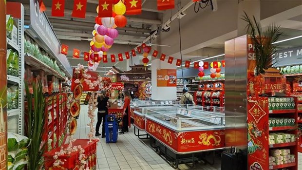 Vietnamese booths launched in French supermarkets | Thời báo Tài chính ...